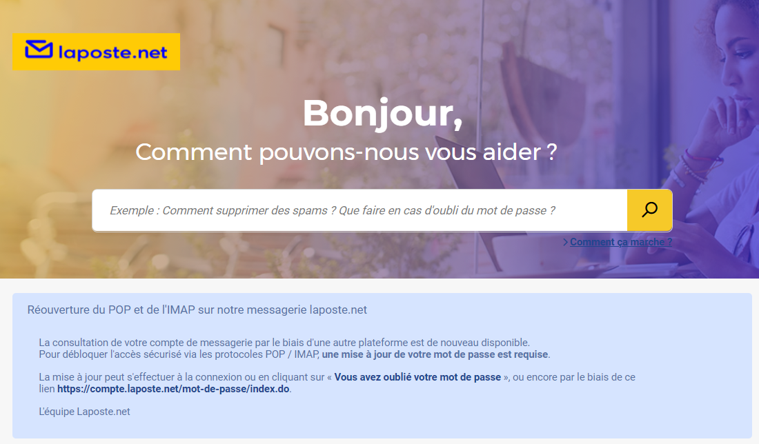 Messagerie laposte.net : réactivation IMAP et POP3 par un changement de ... Messagerie laposte.net : réactivation IMAP et POP3 par un changement de ...